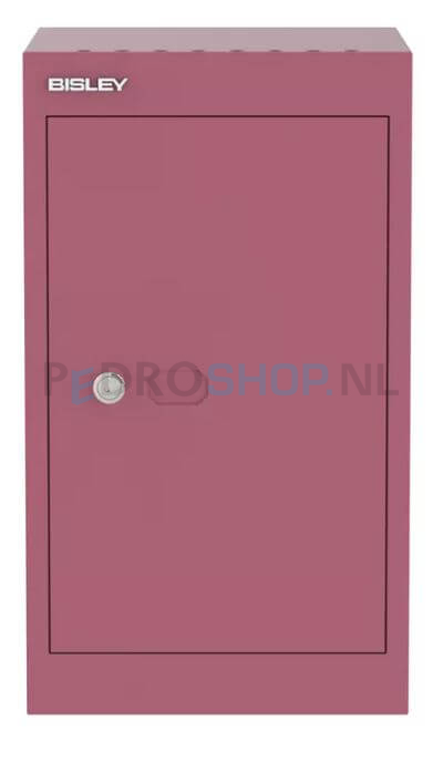 Bisley Basic cube locker, 30,5 cm breed, 30,5 cm diep, 1-deurs, roze ...